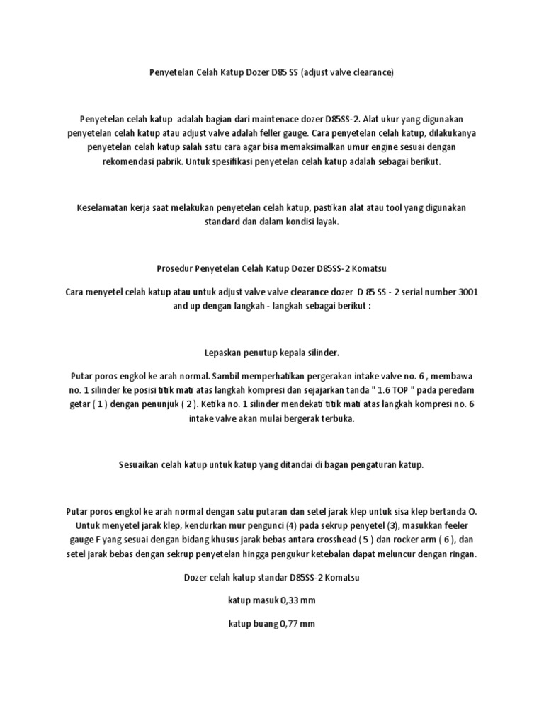 Dozer Adjust Valve | PDF