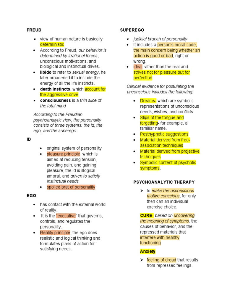 Reviewer Itc | Descargar gratis PDF | Id | Psychoanalysis Reviewer Itc | Descargar gratis PDF | Id | Psychoanalysis