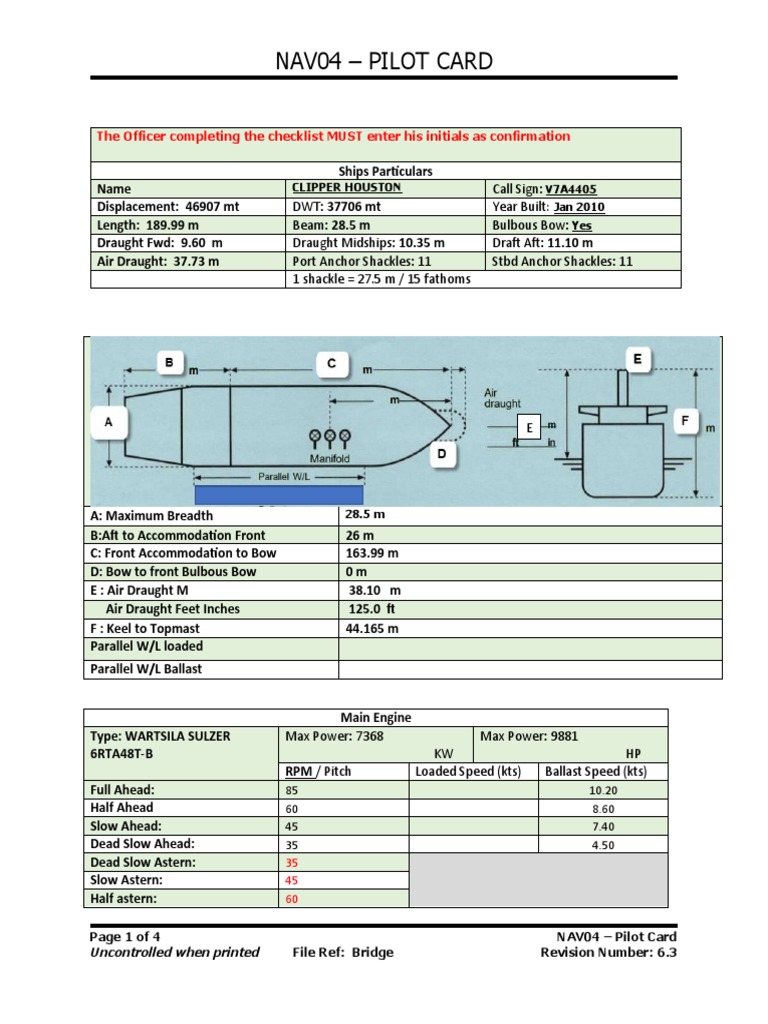 Nav 04 - Pilot Card | Download Free PDF | Compass | Navigation