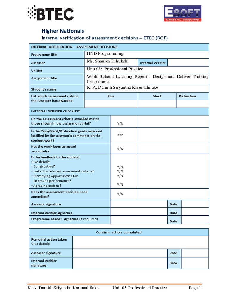 Unit 03 - Professional Practice Assignment | PDF | Swot Analysis | Plagiarism