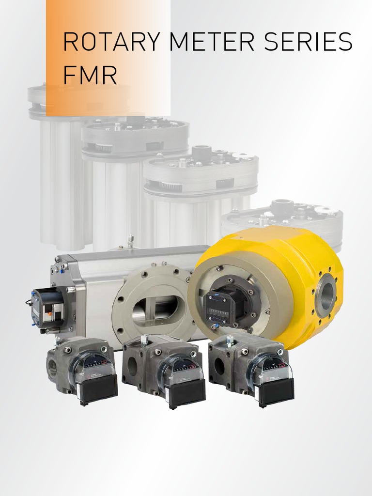 FMR Series Datasheet 2019 | PDF | Flow Measurement | Valve