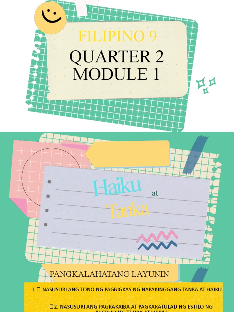 Filipino Kuwarter 2 - Modyul 1 | PDF