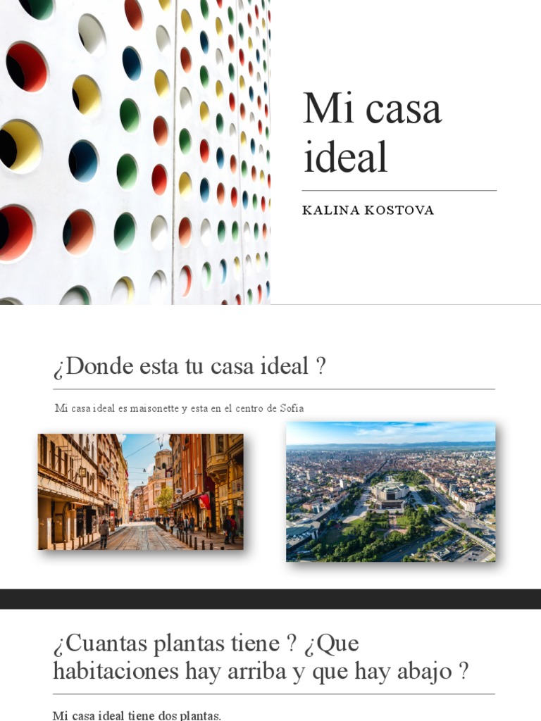Mi Casa Ideal | PDF