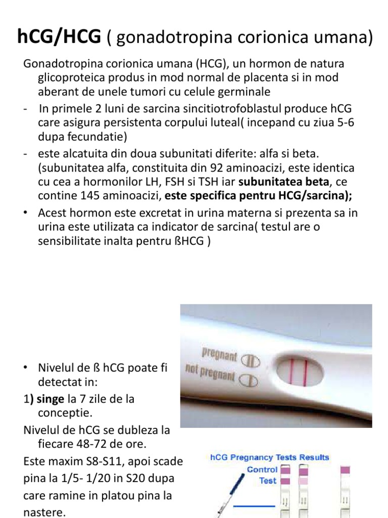 (Gonadotropina Corionica Umana) : HCG/HCG | PDF