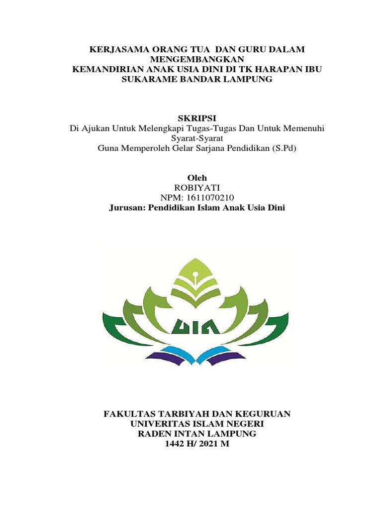 Kerjasama Orang Tua Dan Guru | PDF
