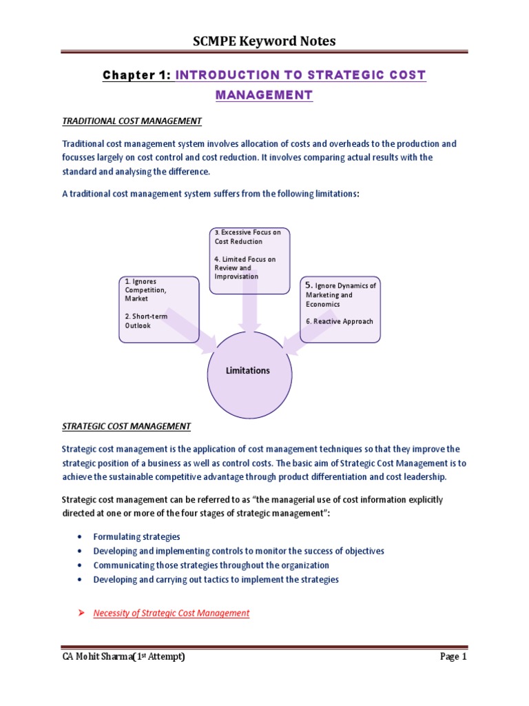 Chapter 1 SCMPE Theory Keyword Notes | PDF | Business | Economies