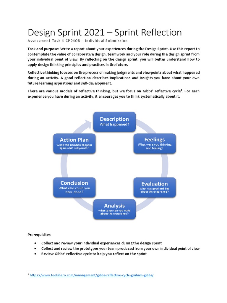 Sprint Reflection | Download Free PDF | Design | Thought