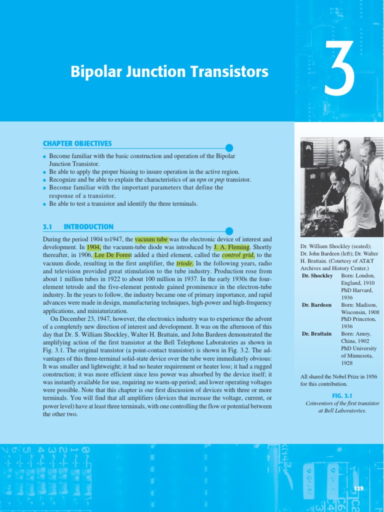 Chap 3 and 5 | PDF | Bipolar Junction Transistor | P–N Junction