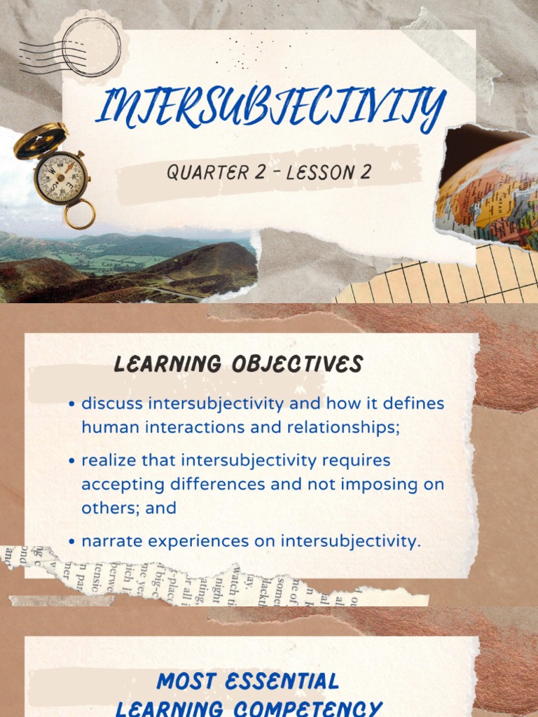 Cor13 q2 m1 Intersubjectivity Dialogue Human-Relation 1 | PDF