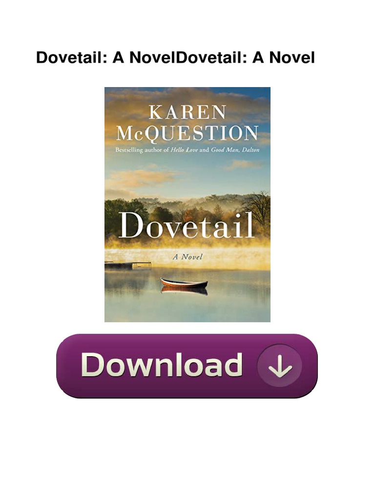 Dovetail A Novel by | PDF | General Fiction