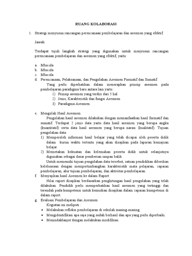 TOPIK 2 - Ruang Kolaborasi - Kelompok 1 | PDF