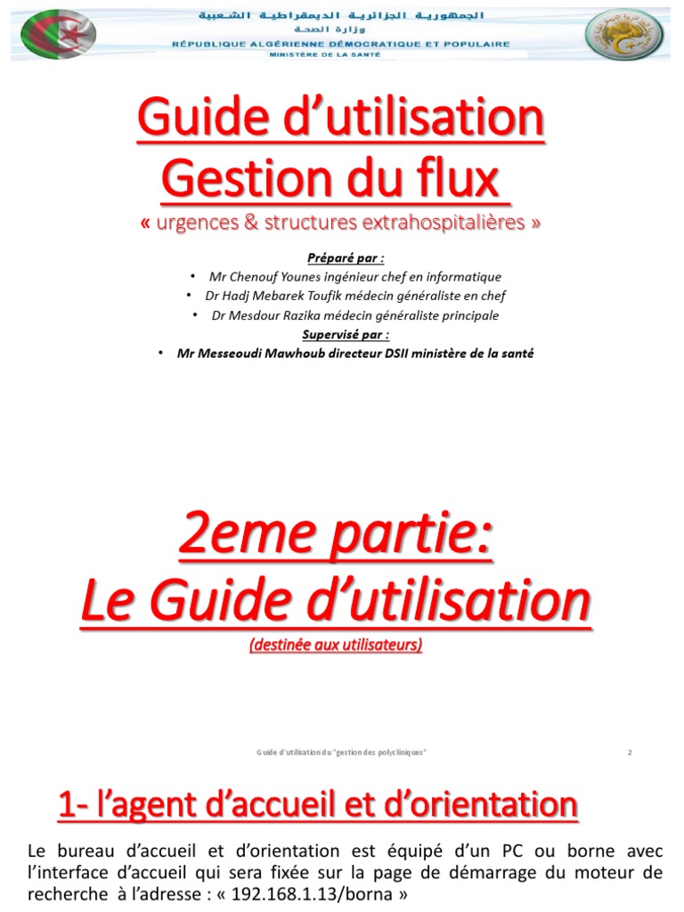 Guide pour Agents et Médecins | PDF | Radiologie | Serveur (Informatique)