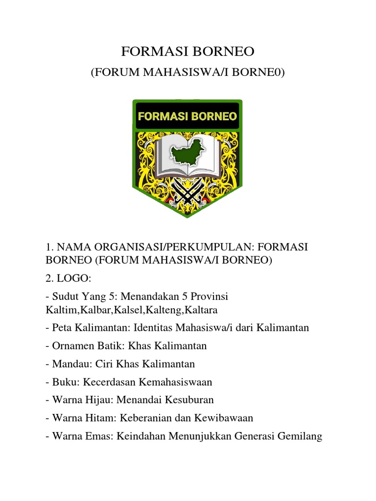 Formasi Borneo | PDF