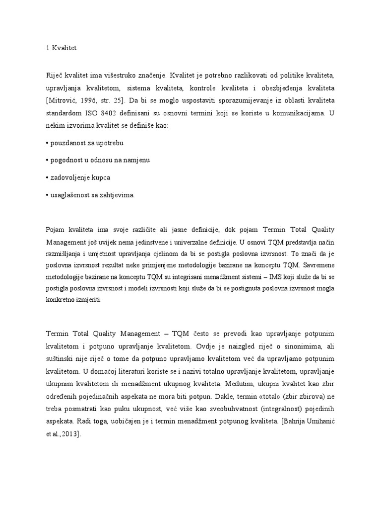 1 Kvalitet | PDF