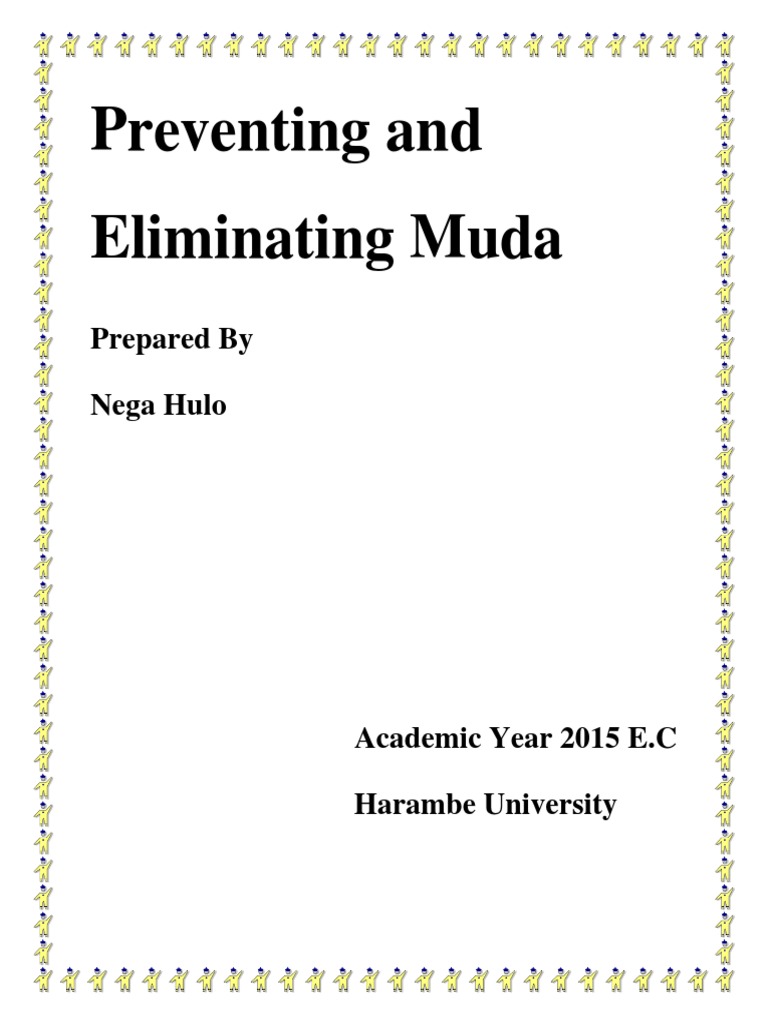 Short Note For Muda 2 | PDF | Inventory | Transport