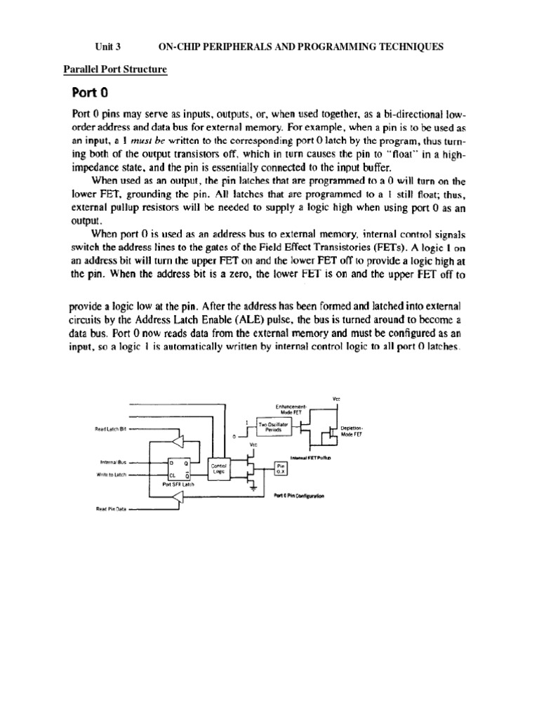 Unit 3 On-Chip Peripherals and Programming Techniques | PDF