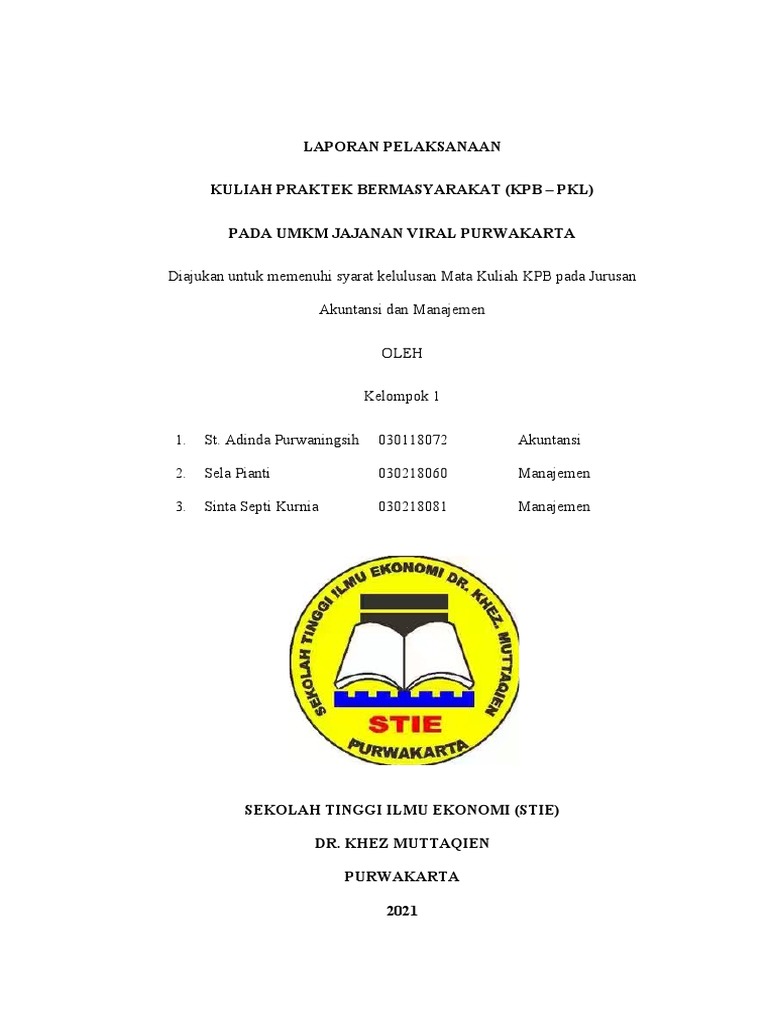 Rev Bismillah Laporan Kel 1 Fix | PDF | Bisnis