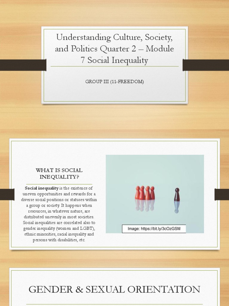 UCSP Quarter 2 Module 7: Social Inequalities | Download Free PDF | Minority Group | Social ...