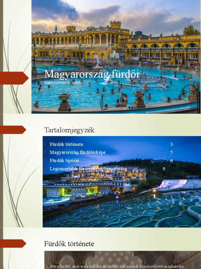 Magyarország Fürdői Szabó Levente | PDF