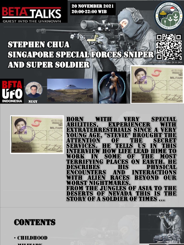 Beta Talks 20 November 2021 Stephen Chua | PDF | Extraterrestrial Life | Assassination