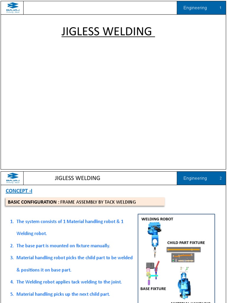 Jigless Welding Case Study | PDF | Robot | Robotics