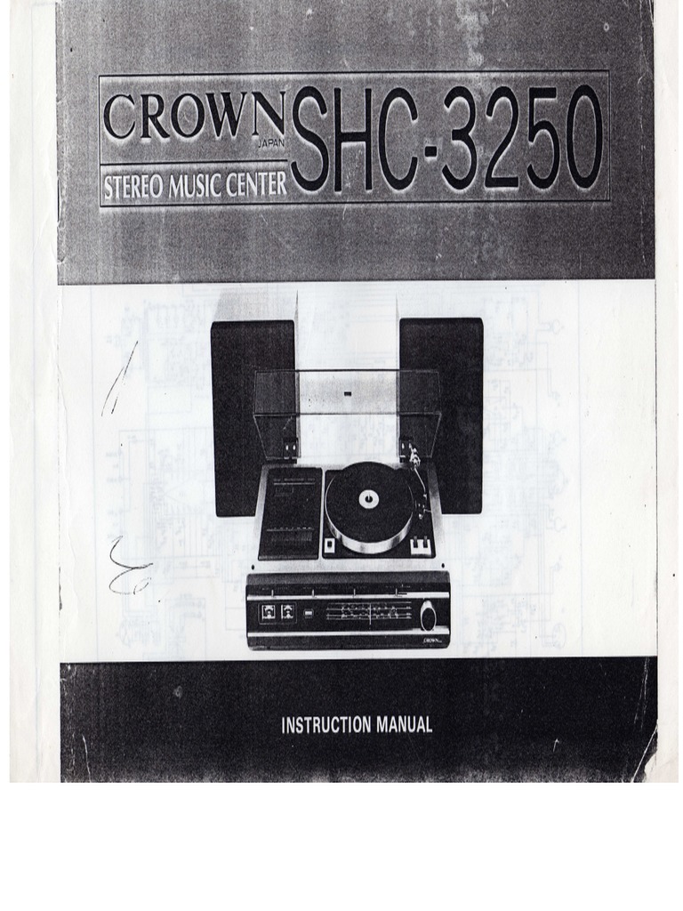 CROWN_SHC-3250_Schematic | PDF