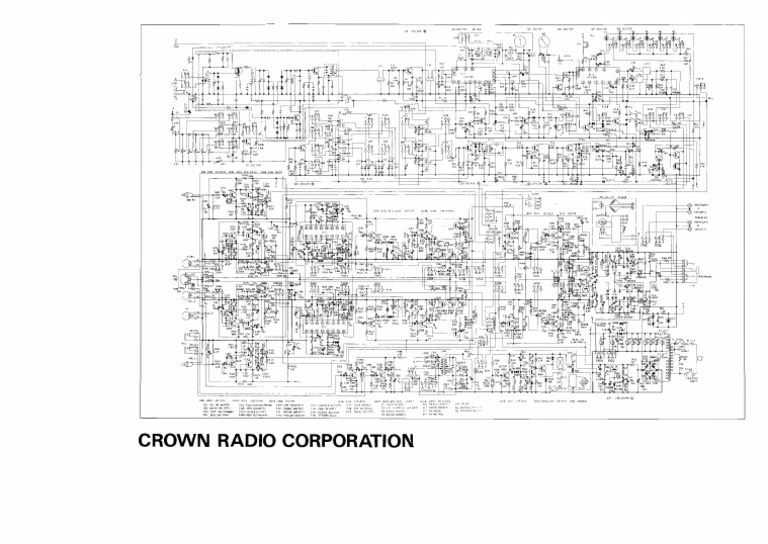 CROWN SHC-5500 Schematic Diagram | PDF