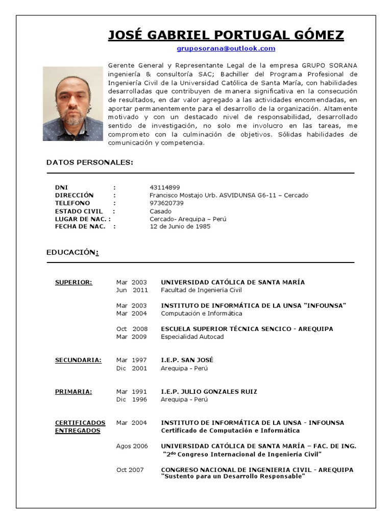 GPG CV | PDF | Calidad (comercial) | Presupuesto