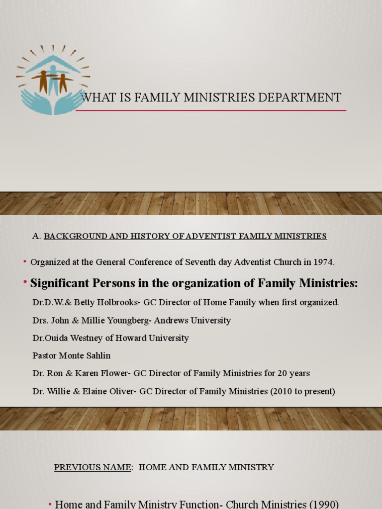 2.what Is Family Ministries Department | PDF | Seventh Day Adventist ...