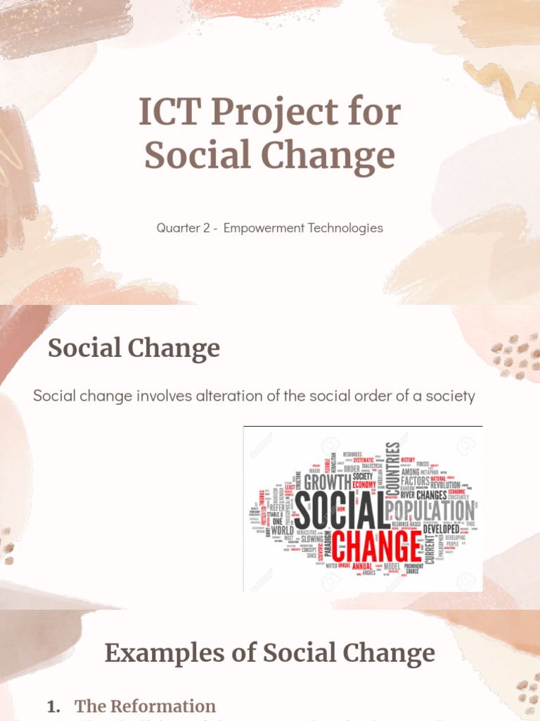 ICT Project For Social Change | PDF | Websites | Information And ...