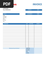 Toyota Invoice | PDF | Transport | Vehicle Industry