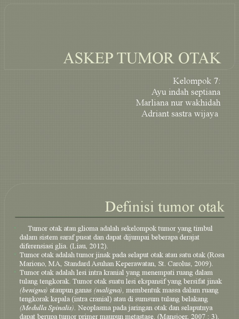 Askep Tumor Otak-1 | PDF