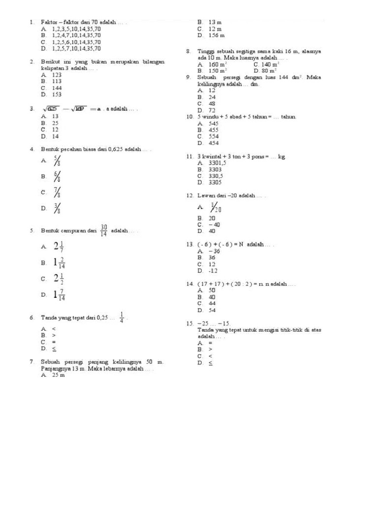 Contoh Soal Olimpiade | PDF