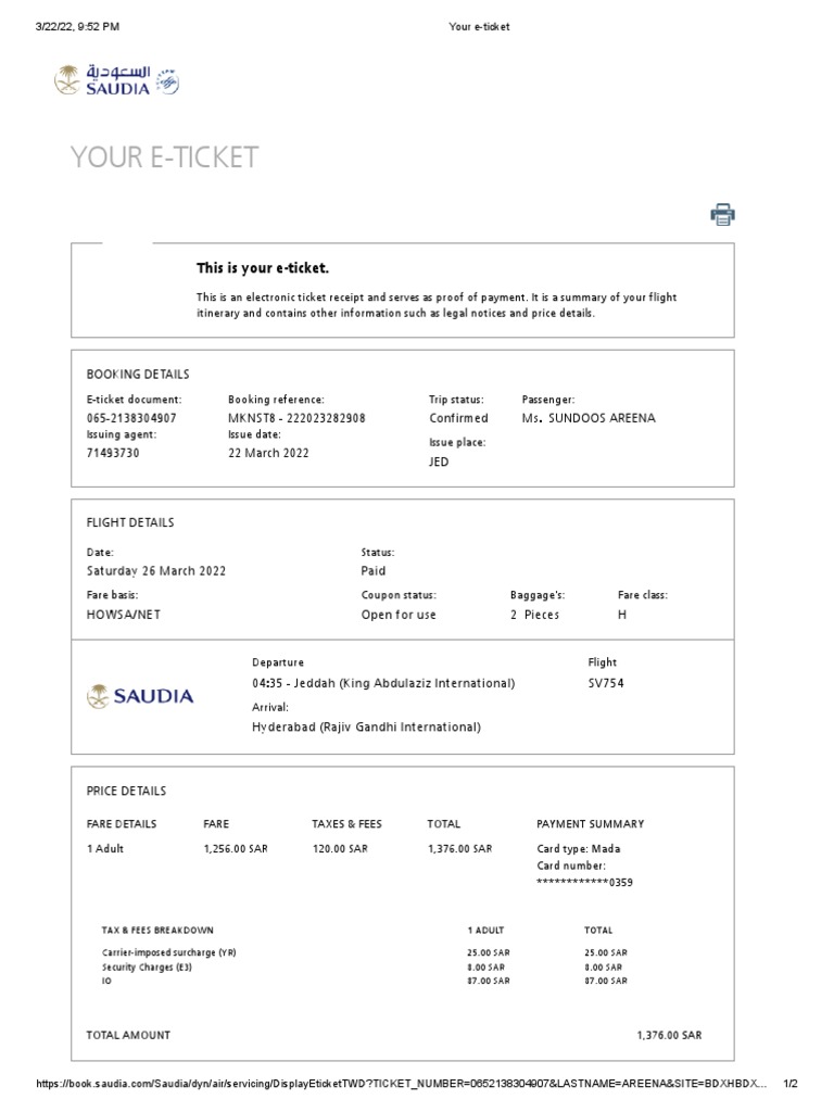 SUNDOOS AIRTICKET | PDF | Fare | Payments