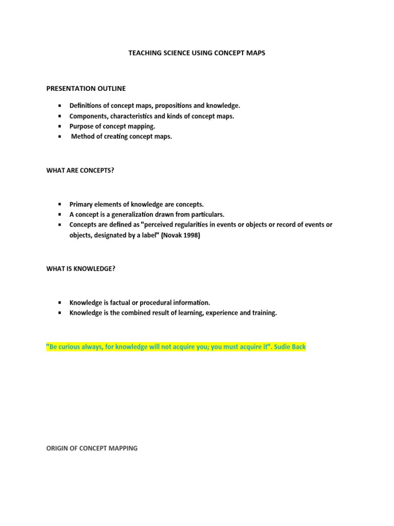 Concept Map and Instruction and Assessment | PDF | Teaching Method ...