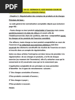 Exercice Corrigé '' Régularisation Des Charges Et Pdts | PDF | Taxe sur la valeur ajoutée | Facture
