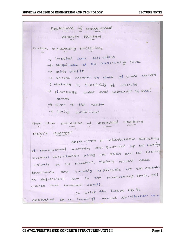 Srividya College of Engineering and Technology Lecture Notes | PDF ...