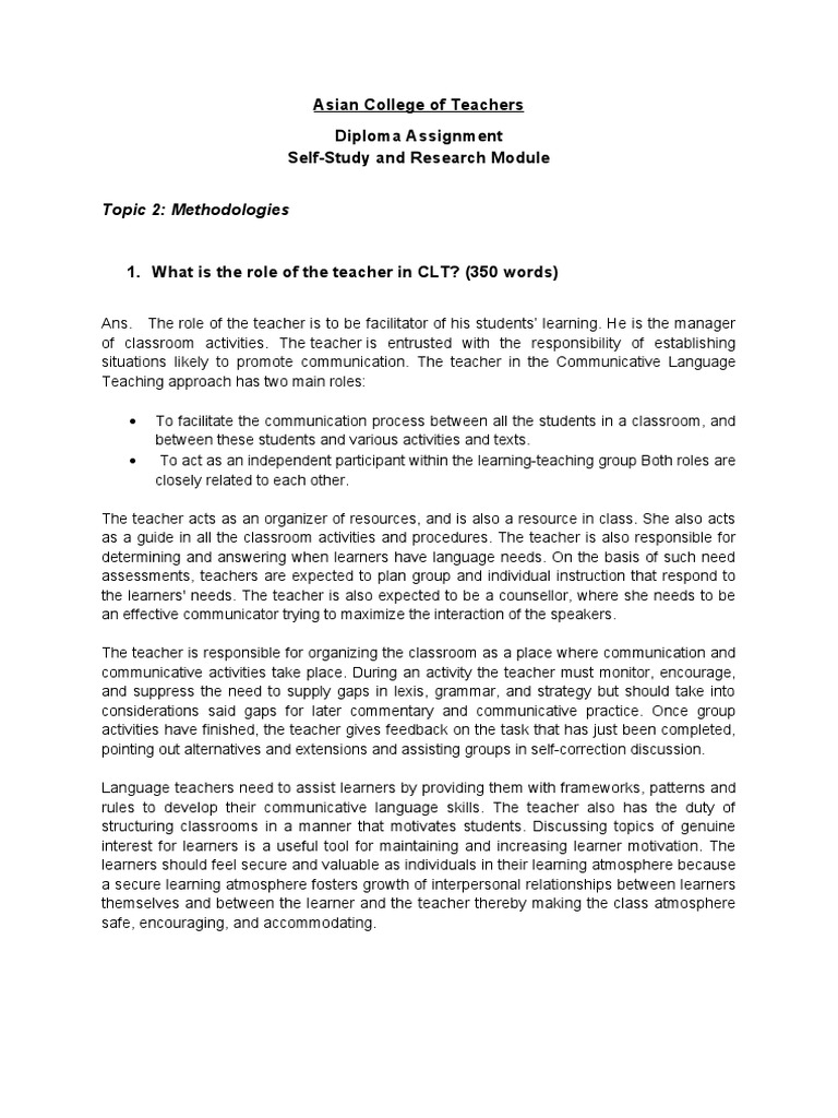 Tefl Research Module | PDF | Test (Assessment) | Teaching Method Tefl Research Module | PDF | Test (Assessment) | Teaching Method