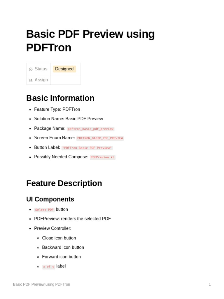 Basic PDF Preview Using PDFTron | PDF