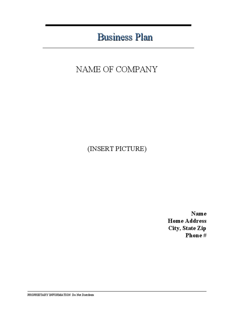 Business Plan Template 22 | Download Free PDF | Business Plan ...