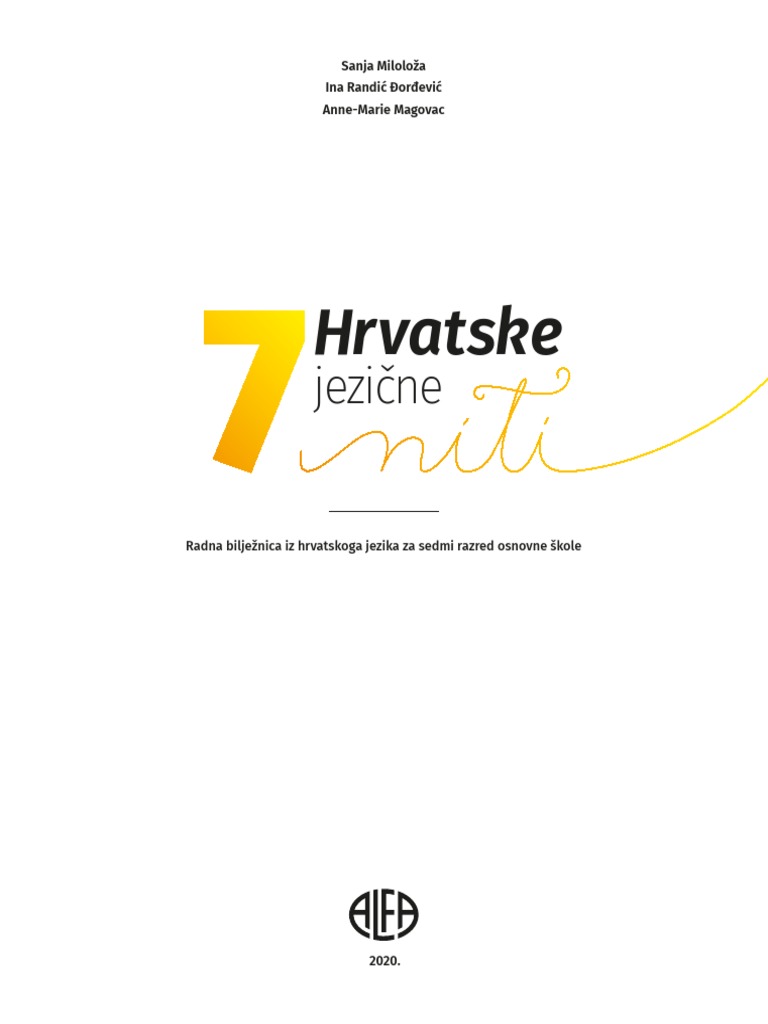 Rješenja Radne Bilježnice 7 | PDF