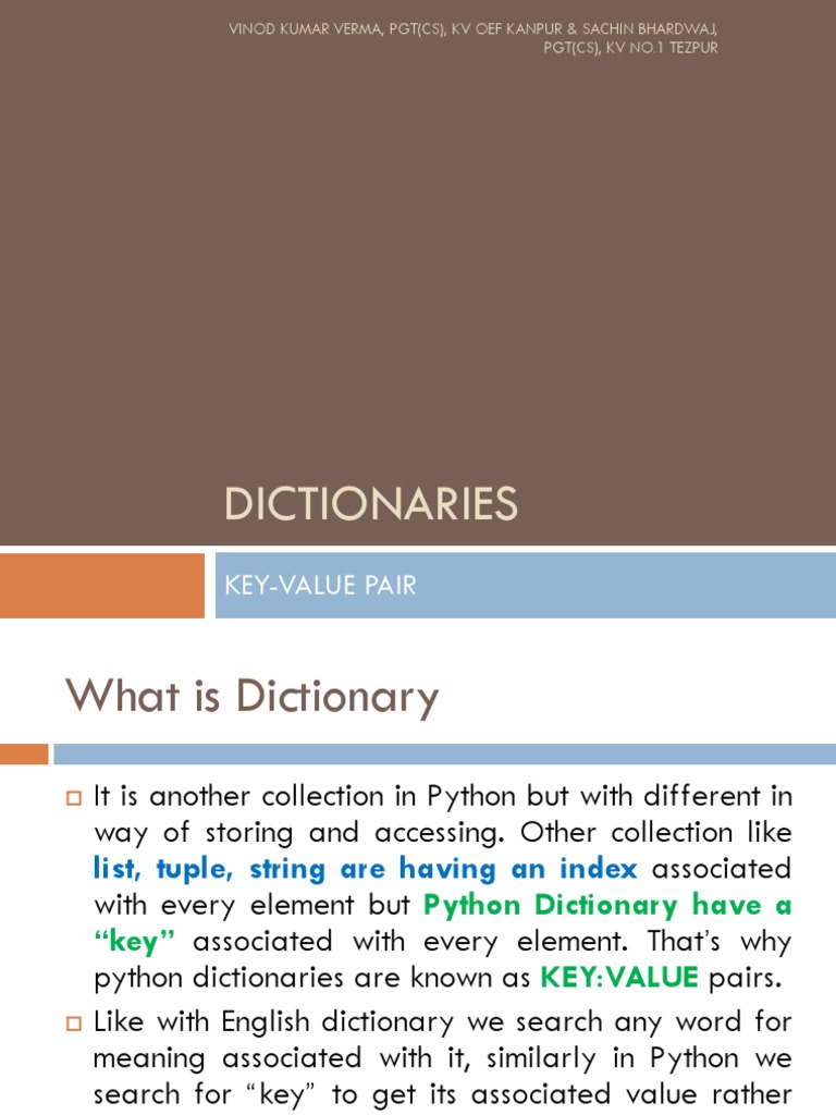 15 Dictionaries 2 | PDF | Programming Paradigms | Computer Engineering