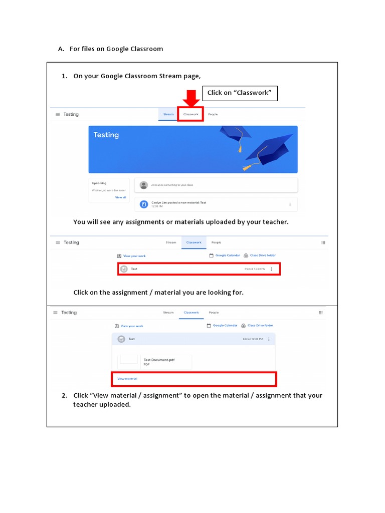 Editing PDF File On Google Classroom | PDF