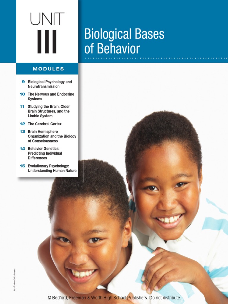 Myers AP 3e - Unit 3 - Watermark | PDF | Neuron | Synapse