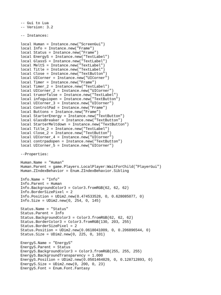 Car Crushers 2 Core Control Gui v2 | PDF | Computing | Computer Engineering