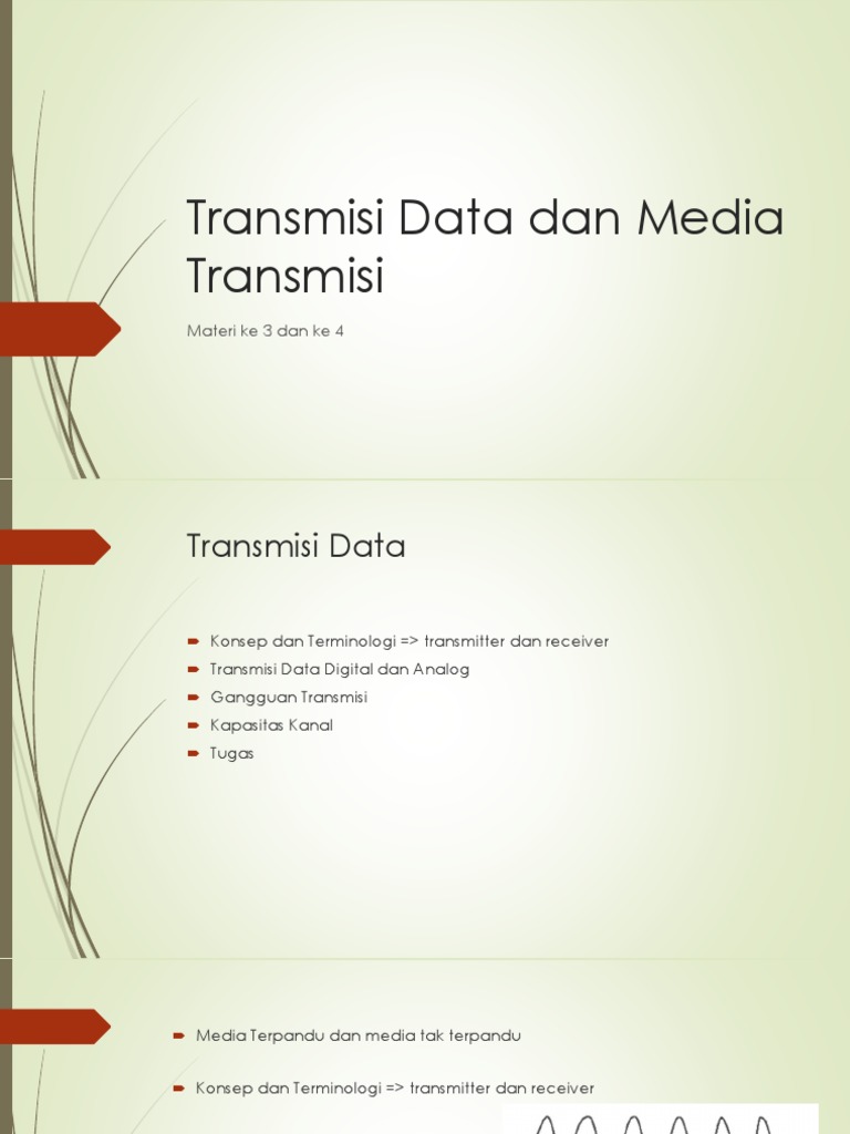 Transmisi Data: Analog vs Digital | PDF | Sains & Matematika | Komputer