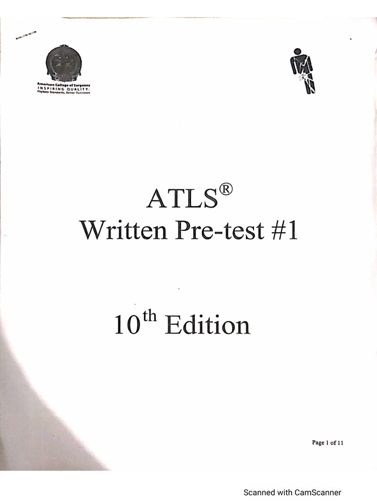 Soal Pretest Atls Edisi 10 Pdf