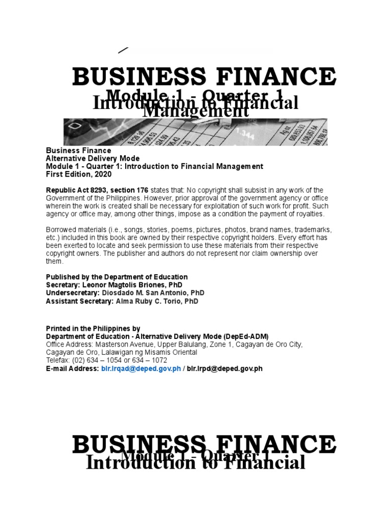 BusinessFinance Lesson1 | PDF | Stocks | Securities (Finance)