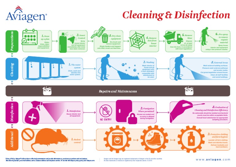 Poster Aviagen Cleaning Disinfection 19 EN | PDF | Disinfectant ...