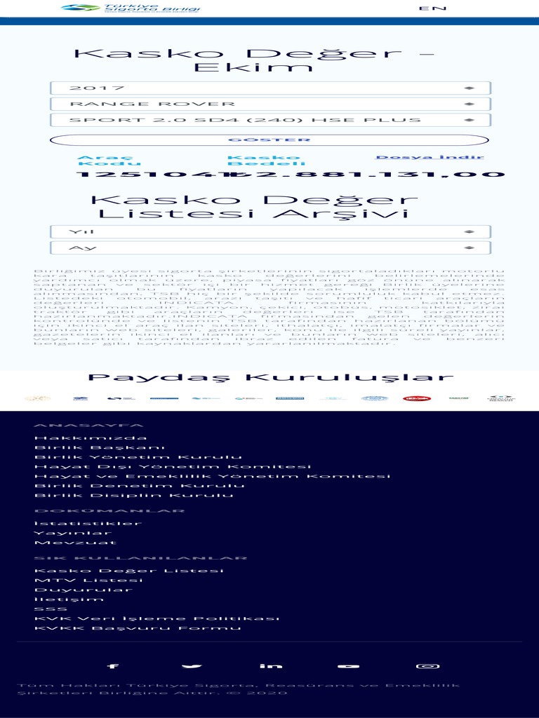 Kasko Değer 5 | PDF